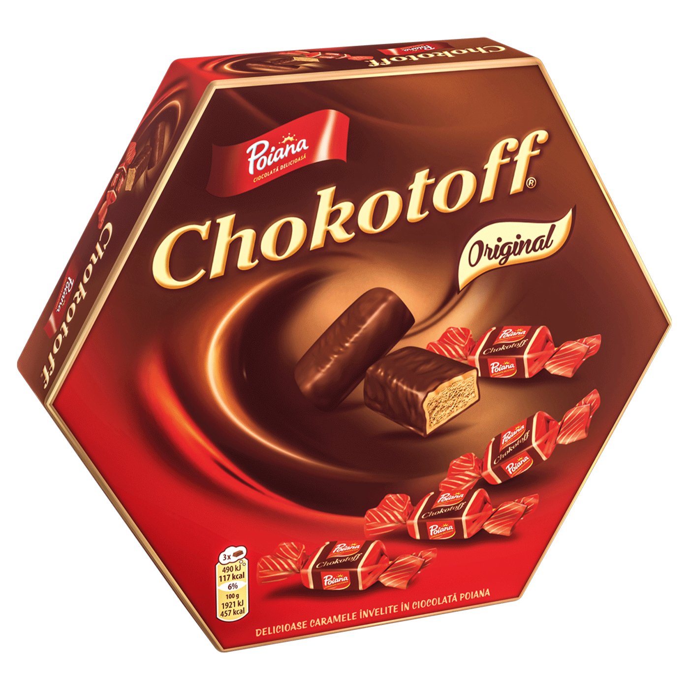 CHOKOTOFF CARAMELE INVEL. IN CIOCOLATA CU LAPTE